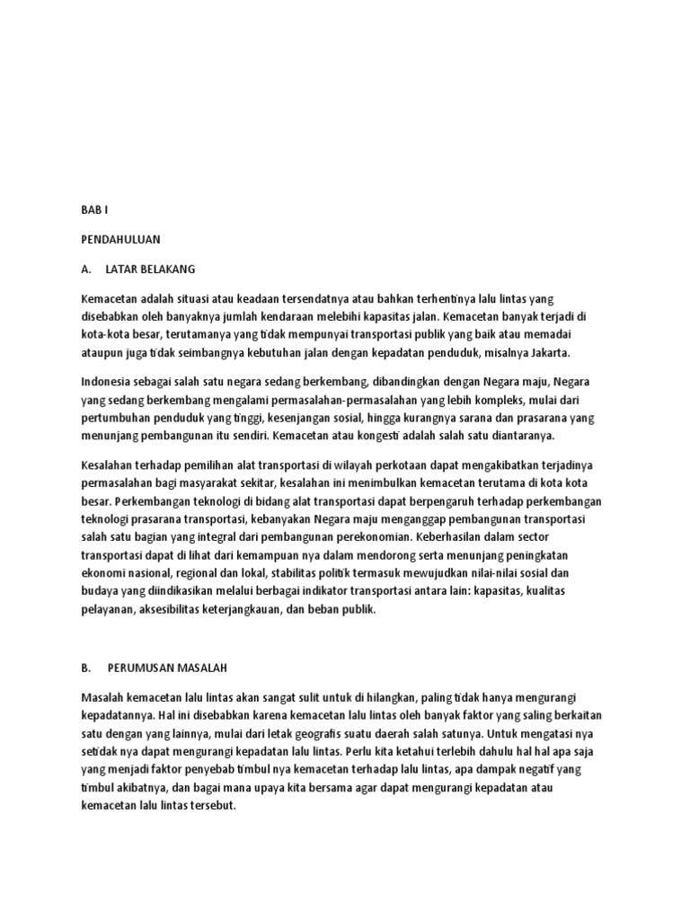 Identifikasi Masalah Kwu | PDF