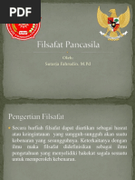 Filsafat Pancasila Menurut Notonegoro | PDF | Filsafat