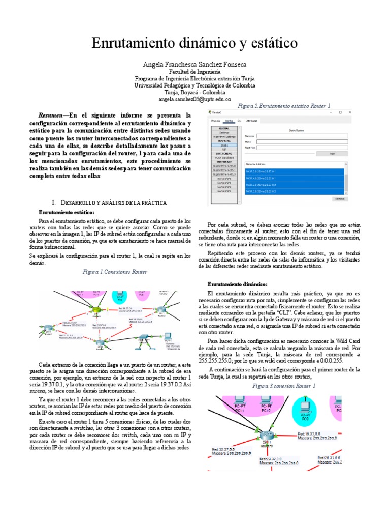 Enrutamiento | PDF | Enrutador (Computación) | Dirección IP