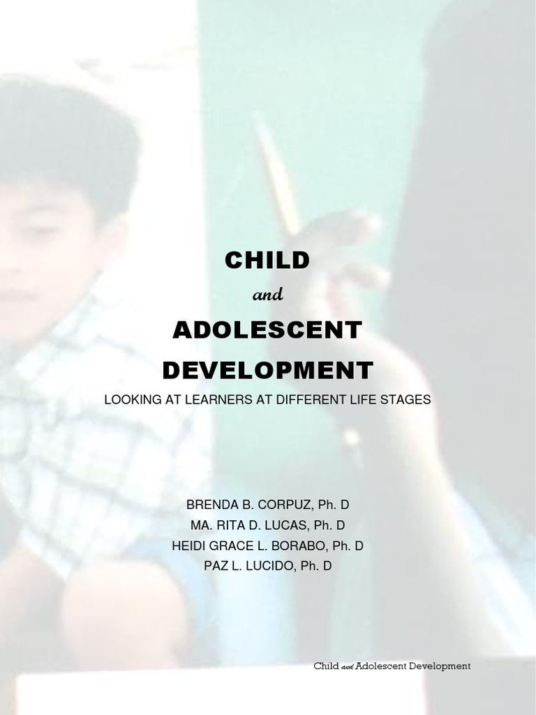 Child and Adolescent Development Insights | PDF | Developmental ...