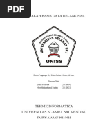 Contoh Database Perpustakaan | PDF