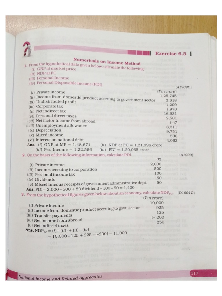 NIA Numericals For Practice | PDF