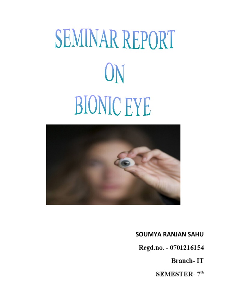 Soumya Bionic Eye | PDF | Retina | Optics