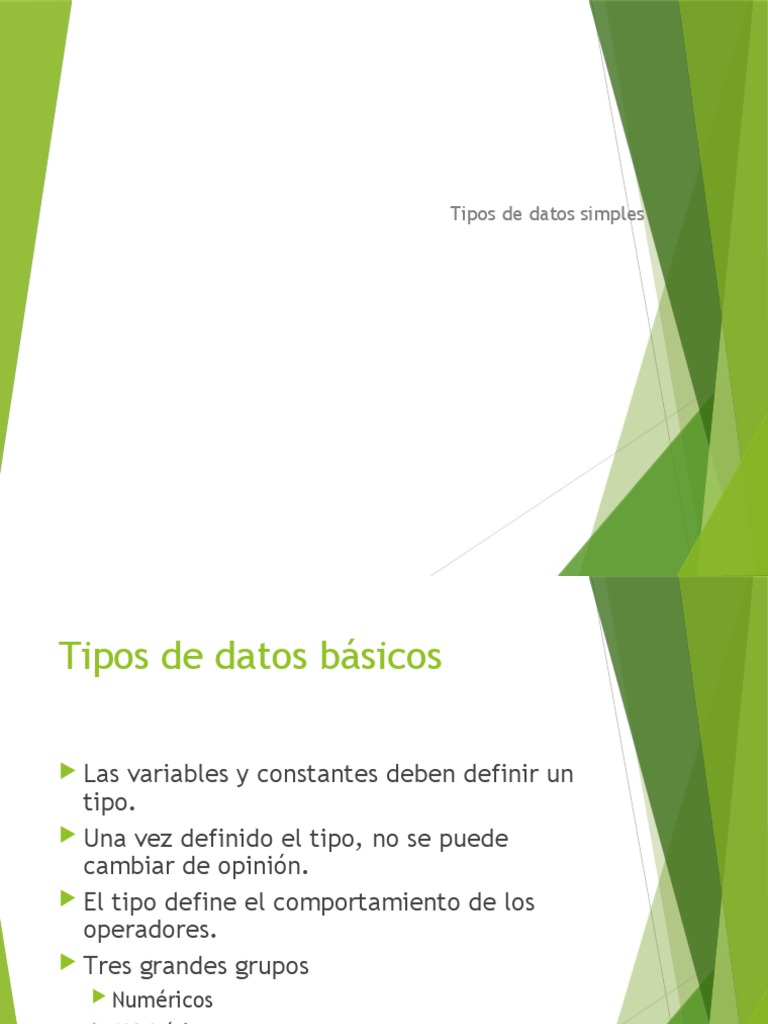 3.3 Tipos de Datos. | PDF | Tipo de datos | Poco