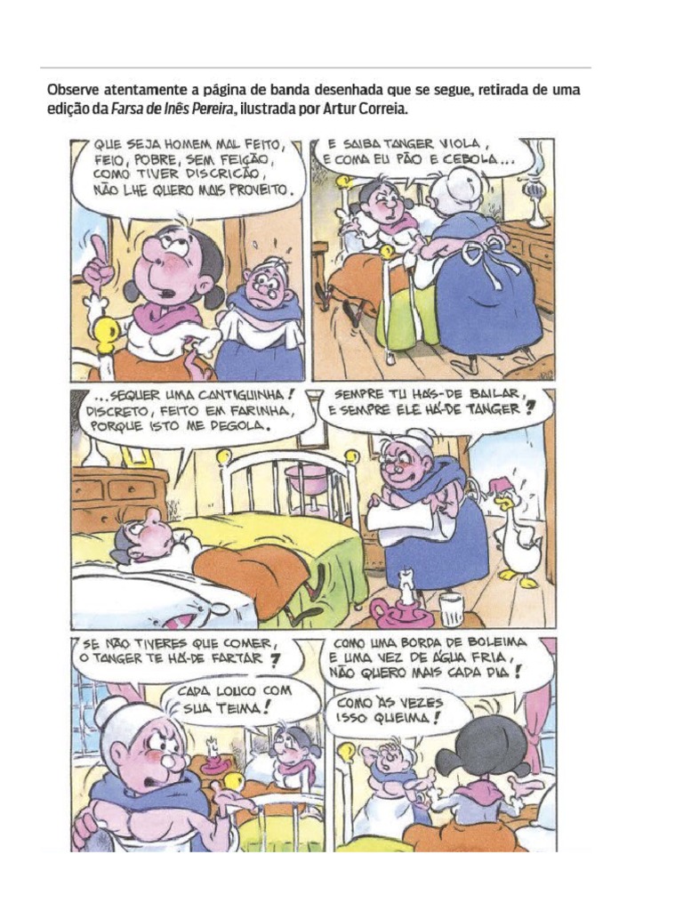 Cartoon Farsa Inês | PDF