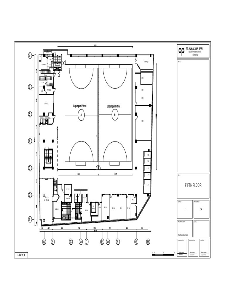 Futsal Layout at Plaza Parahyangan | PDF