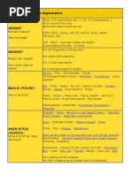 Physical Appearance | PDF | Hair | Blond