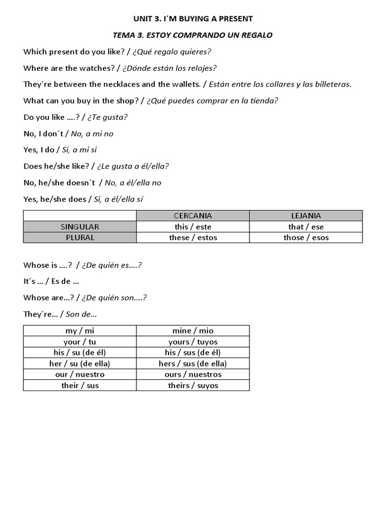 I M Buying A Present. 4 Primaria | PDF