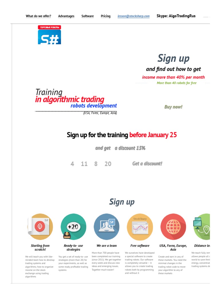 Algorithmic Trading Training. StockSharp | PDF | Algorithmic Trading ...