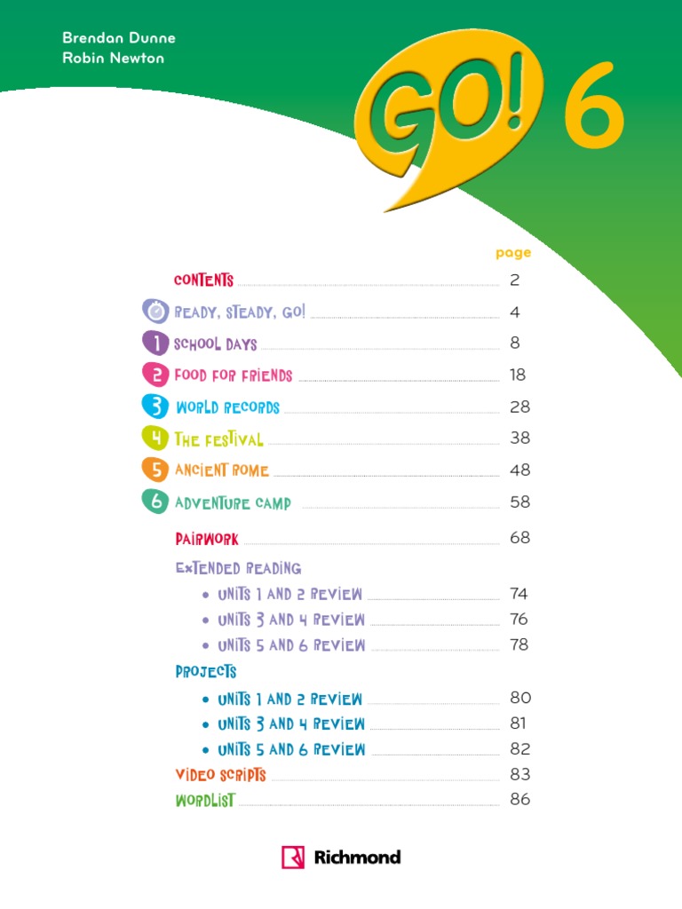 Ready, Steady, Go!: School Days | PDF