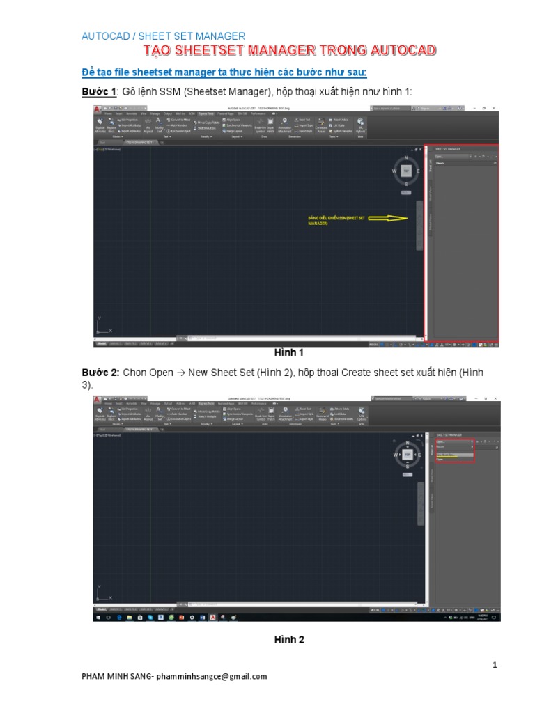 Tao Sheetset Manager Trong Autocad 7871 | PDF