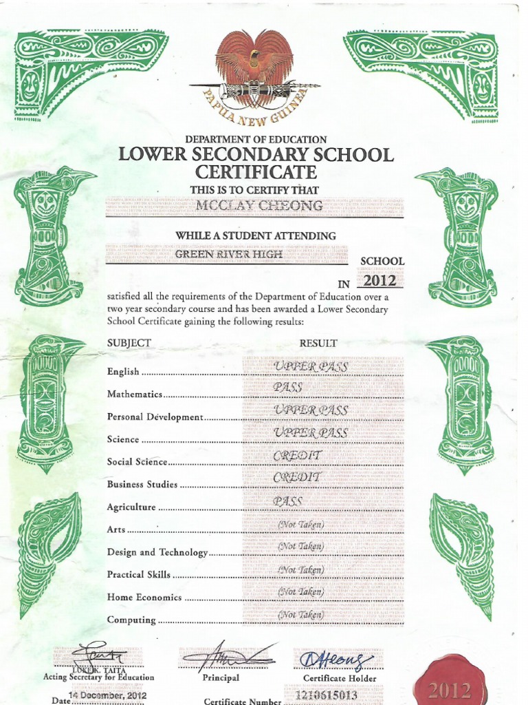 Gr10 Certificate | PDF