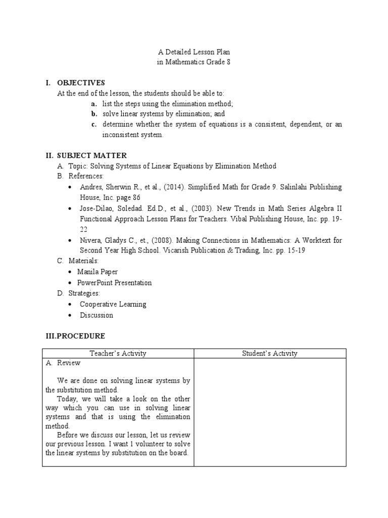 Steps for Solving Linear Equations | PDF | System Of Linear Equations ...