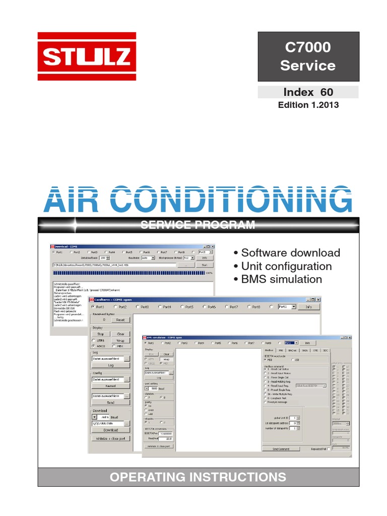 STULZ C7000Service 60 0113 en | PDF | Command Line Interface | Computer ...