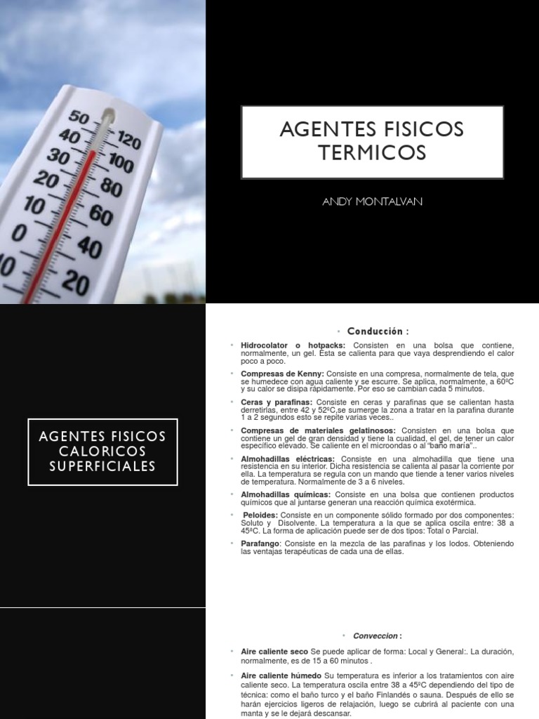 Agentes Térmicos en Fisioterapia | PDF | Medicina CLINICA