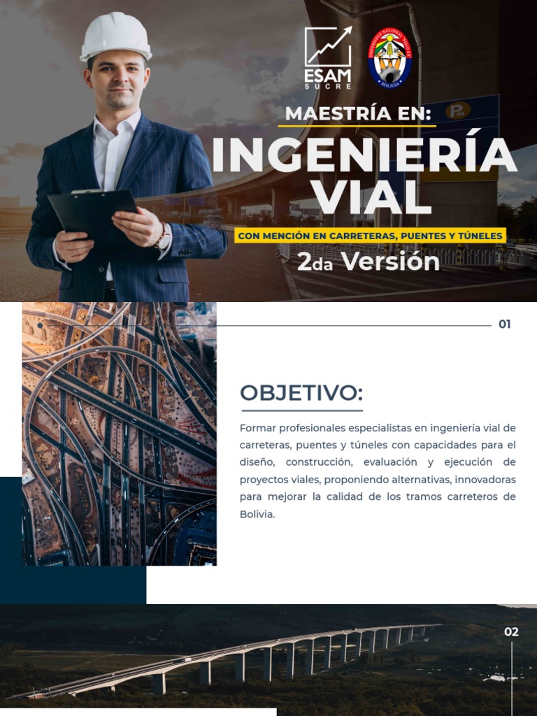 Maestria en Ingenieria Vial | PDF | Ingeniería | Economias