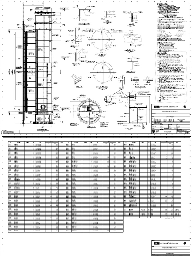Igf 00021 Ed 2515 HRSG Erection Drawing | PDF