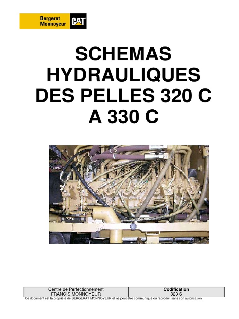 823 S - Schémas Hyd Pelles 320C À 330C | PDF | Gaz | Mécanique des milieux continus