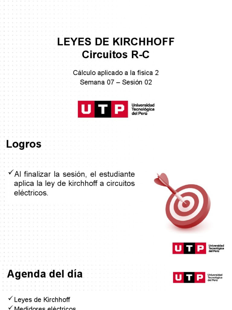 Leyes Kirchof Circuitos R-C | PDF | Resistencia Eléctrica y ...