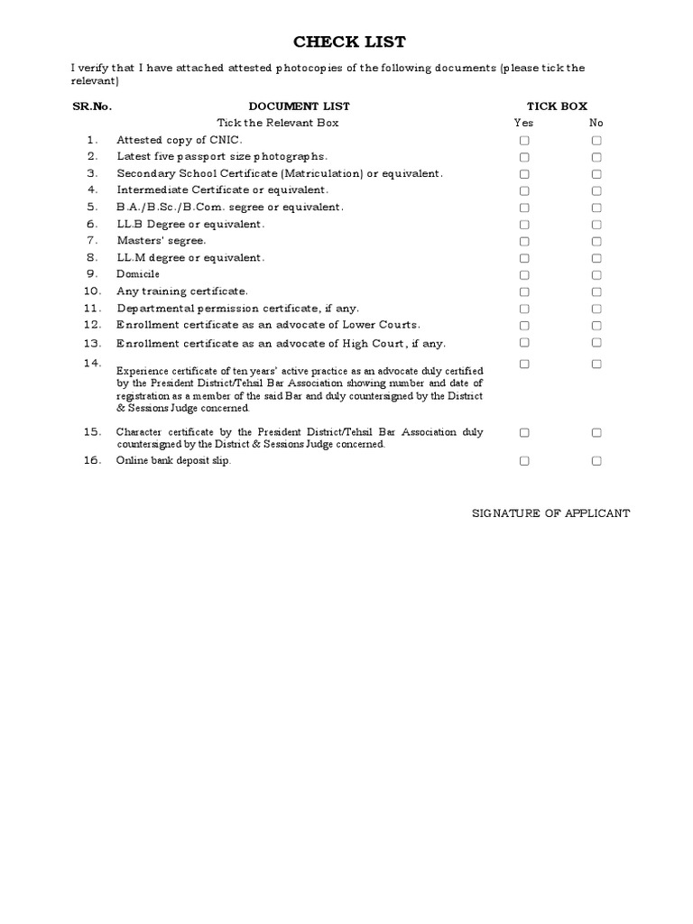 CJM Checklist 2020 | PDF | Law