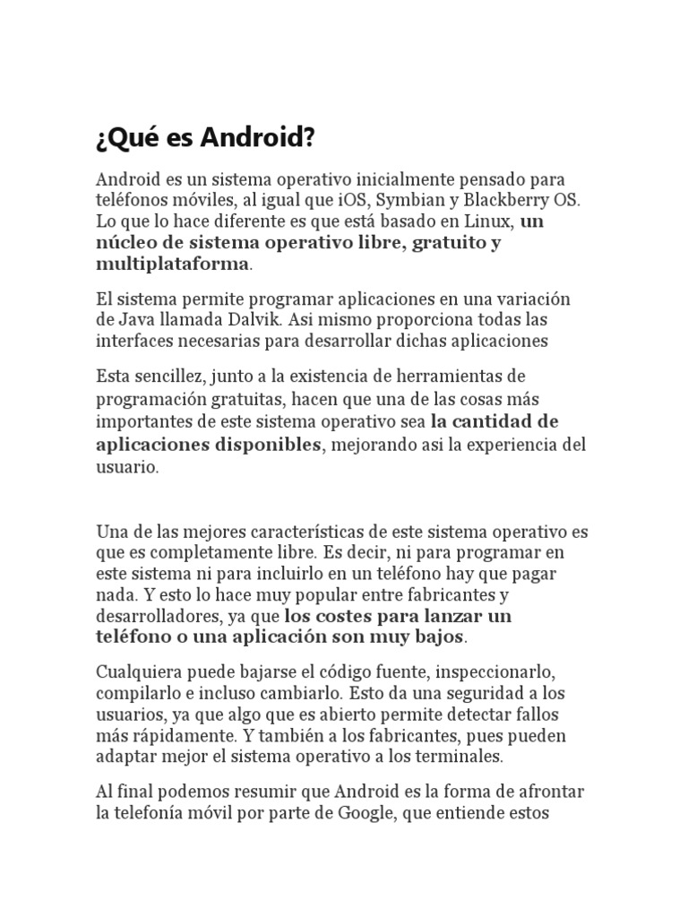 Qué Es Android | PDF