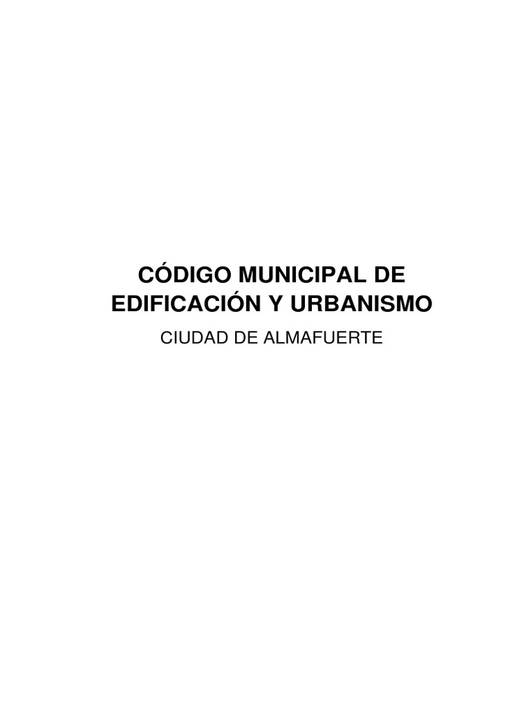 Codigo Edificacion | PDF | Propiedad | Urbanismo