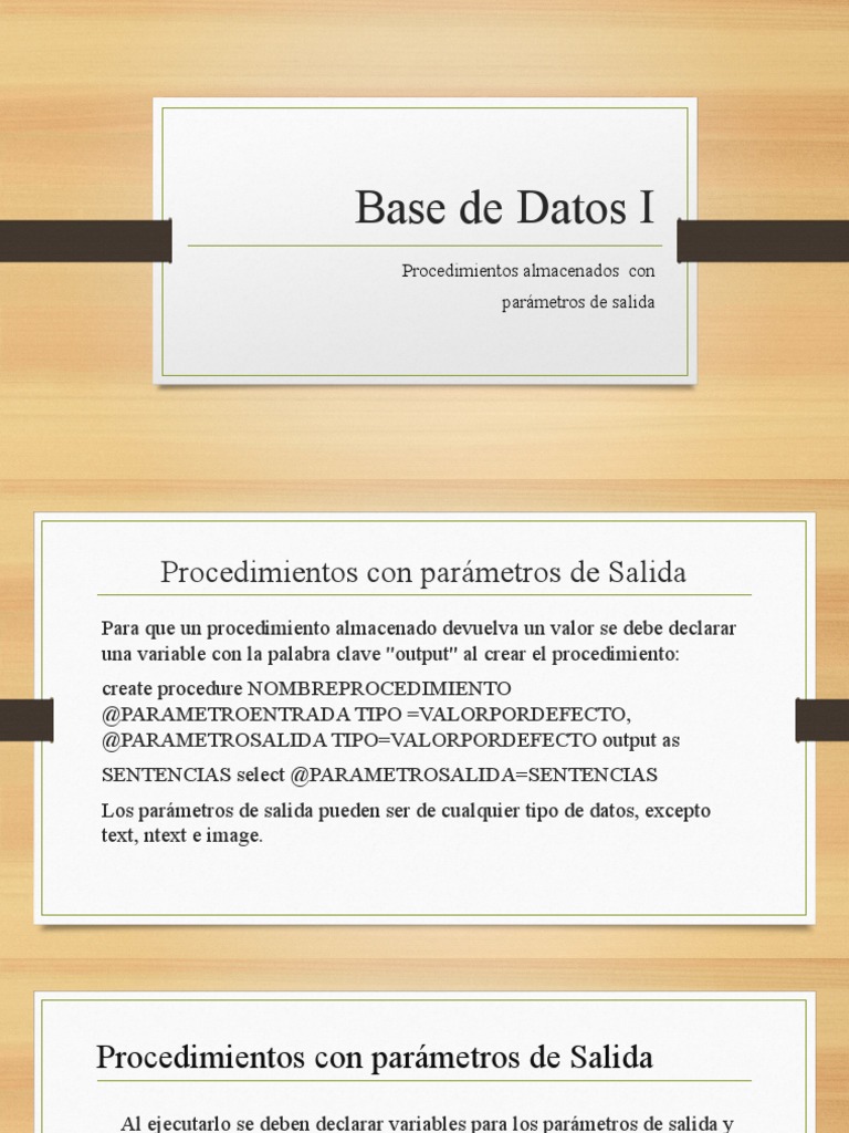 BaseDatos I Semana14 | PDF | Edad de información | Datos