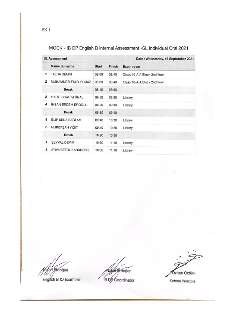 MOCK - IB DP English B Internal Assessment - SL Individual Oral 2021 | PDF