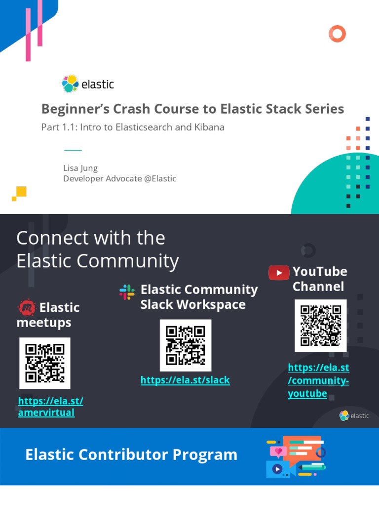 Beginner's Crash Course To Elastic Stack - Part 1. 1 Intro To ...