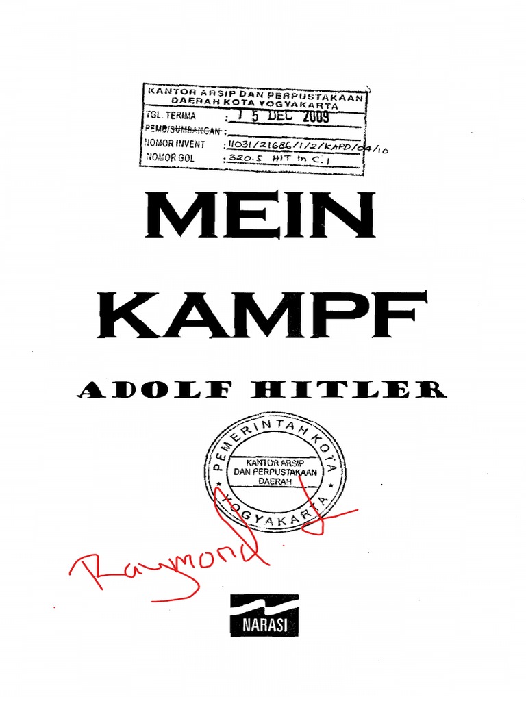Mein Kampf Adolf Hitler Ind | PDF