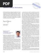 Bonded Porcelain Restorations - Pascal Magne PDF | PDF