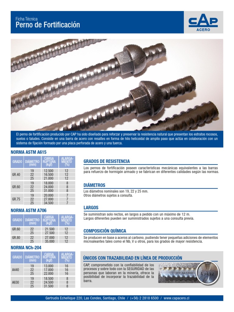 Cap FT Perno Helicoidal 230519 | PDF | Ingeniero civil | Ingeniería ...