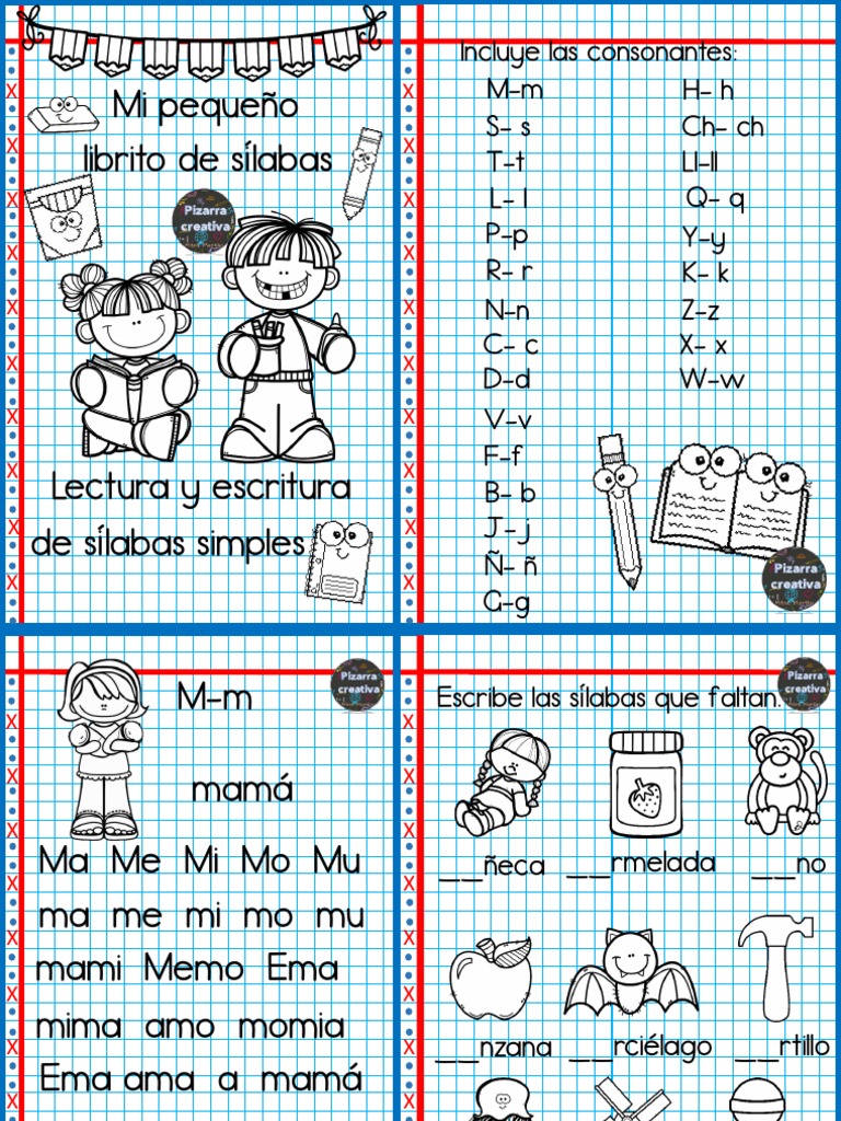 Mi Librito de Sílabas para Aprender | PDF