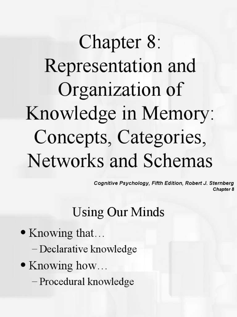 Representation and Organization of Knowledge in Memory: Concepts ...
