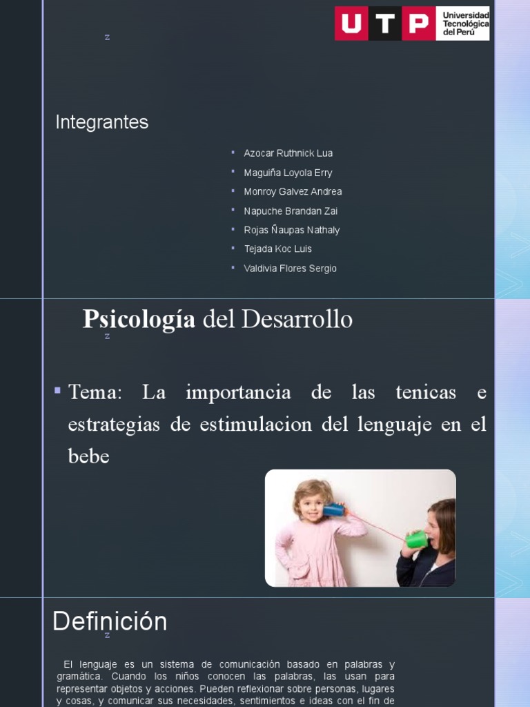 Estrategias de Estimulación del Lenguaje en Bebés | PDF | Cognición ...