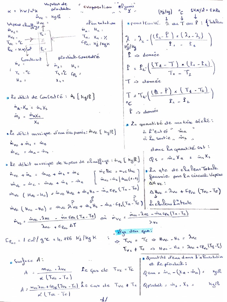 Les Opérations Unitaire | PDF
