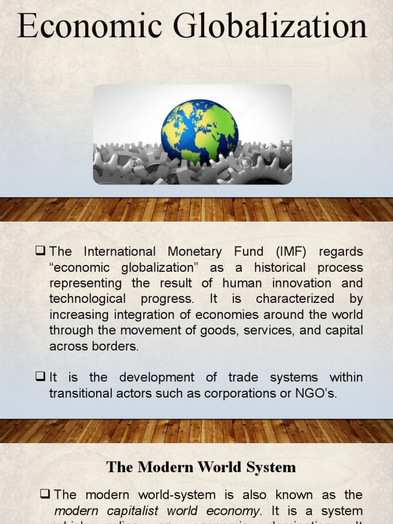 Economic Globalization | PDF