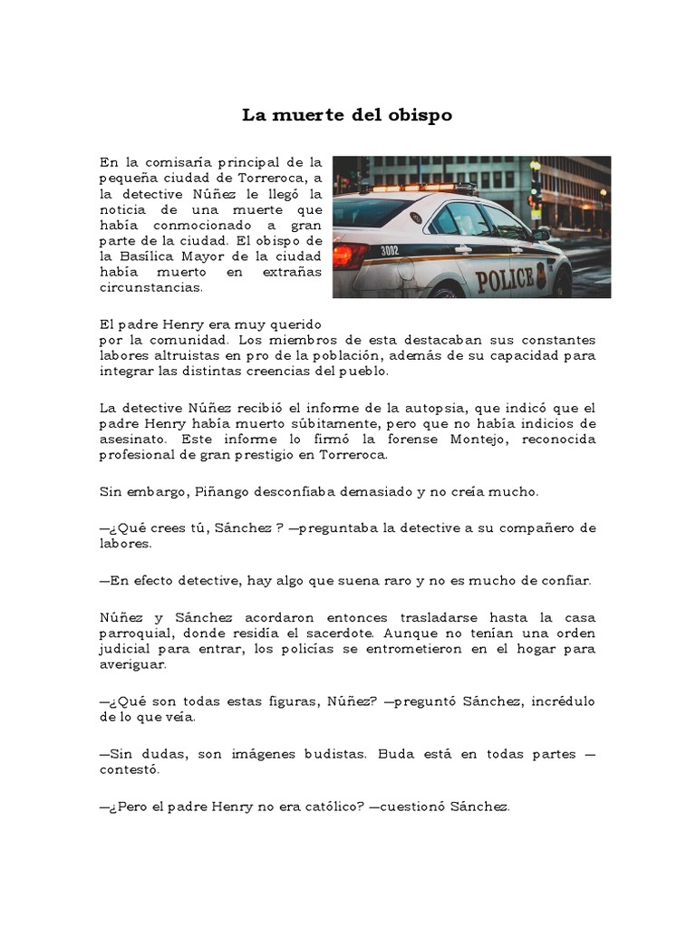 La Muerte Del Obispo Henry Walton Pdf Historia Religión Y