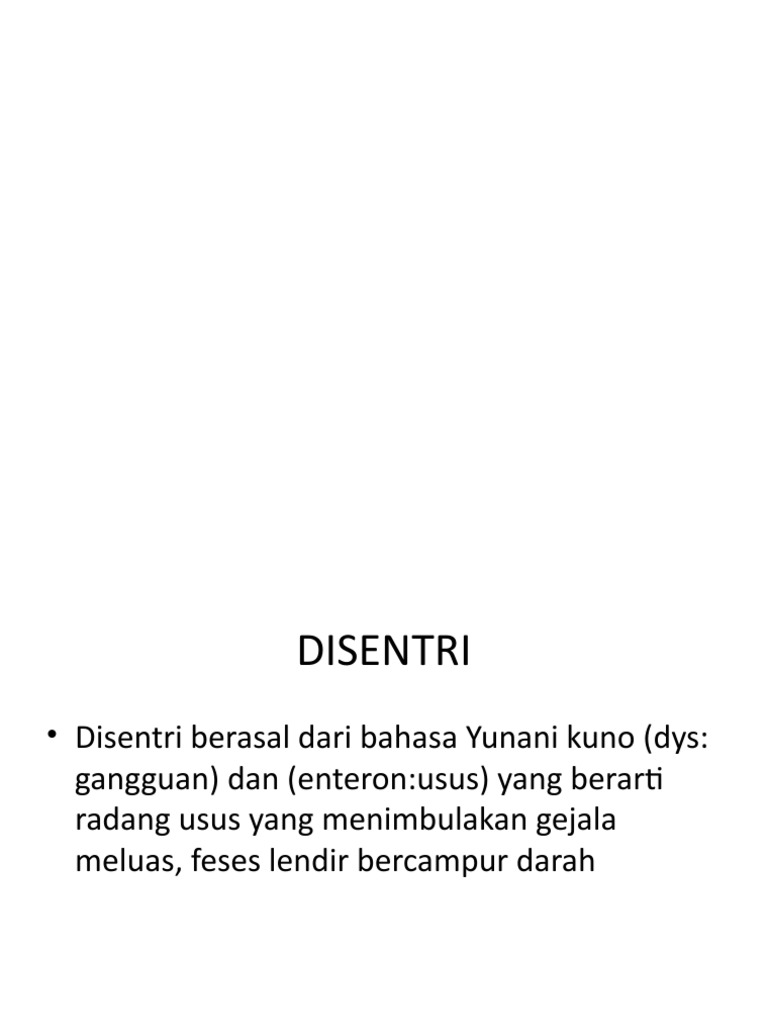 Disentri | PDF