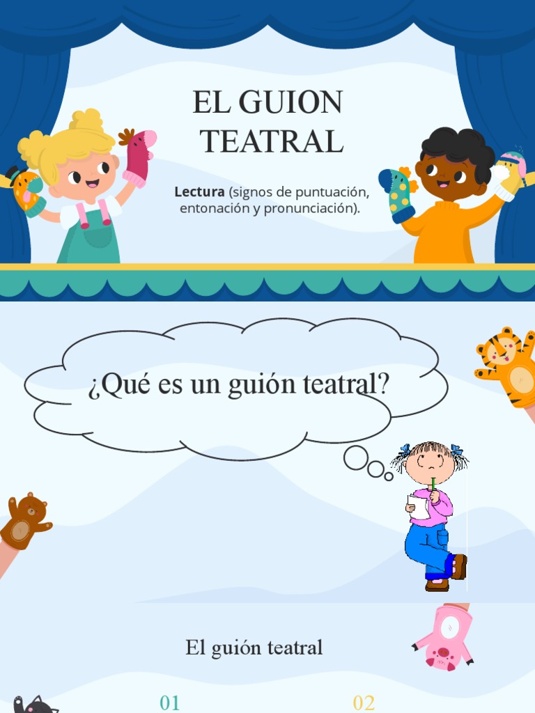 Guión Teatral: Estructura y Diálogo | PDF | Puntuación | Teatro