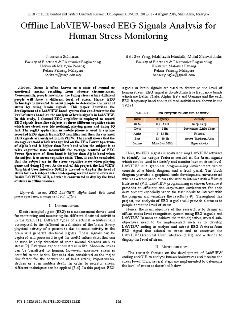 Labview Ecg Adquisicion | PDF | Spectral Density | Electroencephalography
