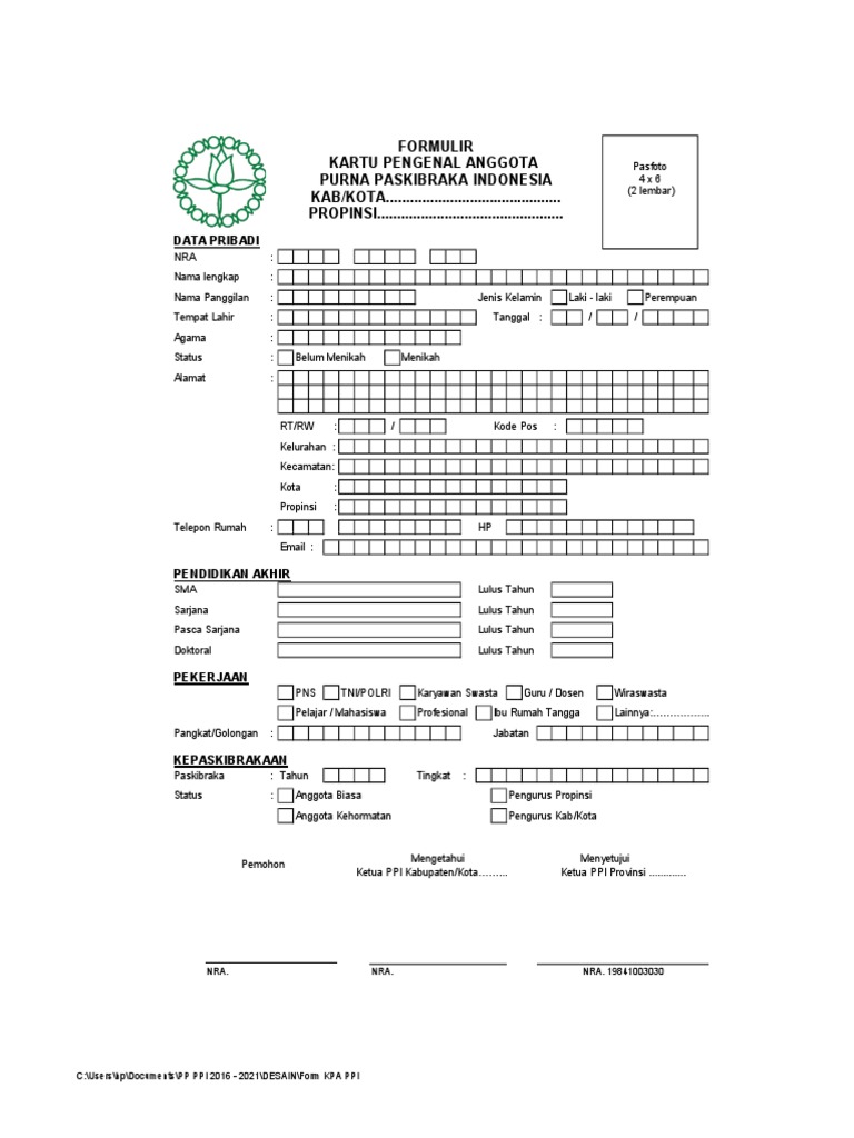 Form KPA PPI-5 | PDF