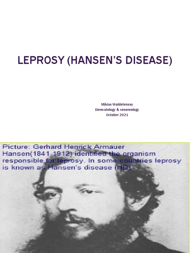 Leprosy (Hansen's Disease) | PDF | Leprosy | Peripheral Neuropathy