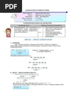 LKPD Bilangan Berpangkat Peer Teaching 1 | PDF