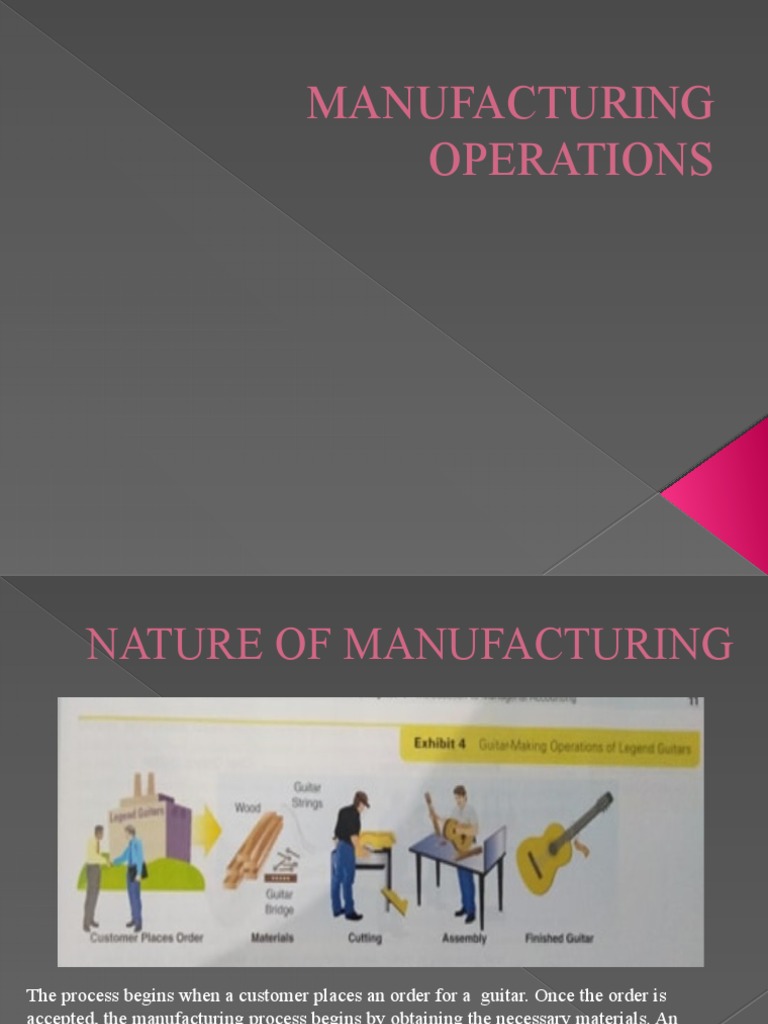 Manufacturing Operations | PDF | Cost | Factory