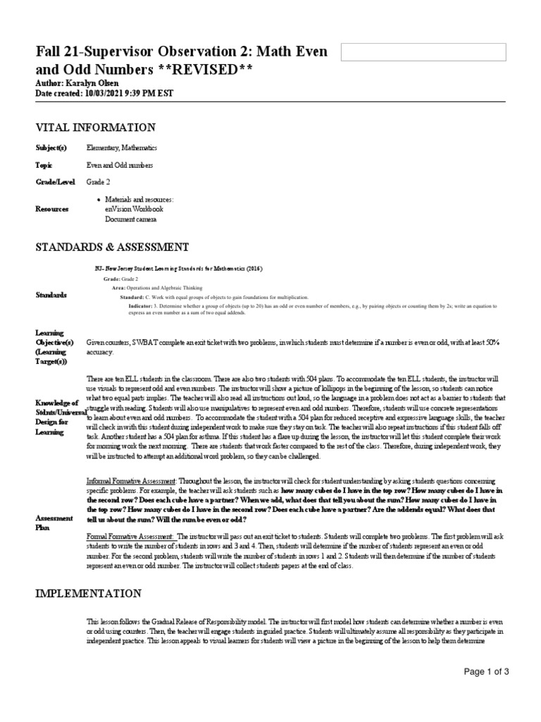 math-even-and-odd-numbers-lesson-plan-pdf-teachers-learning