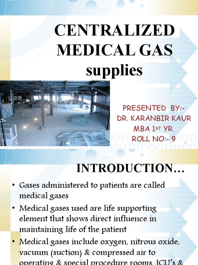 Centralized Medical Gas Systems Overview | PDF | Process Engineering ...