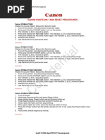 Canon Printer Reset Codes | PDF | Printer (Computing) | Equipment