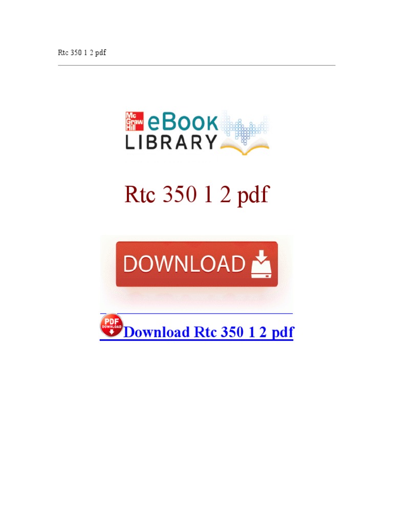 RTC 350 1 2 PDF | PDF | Microsoft Windows | Bios