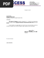 Request Letter For Form 137 | PDF